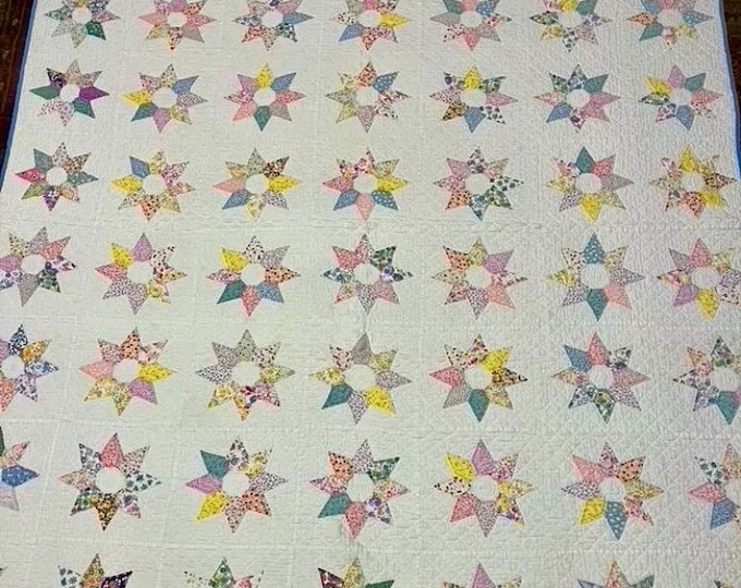 Antique Star Quilt - Etsy