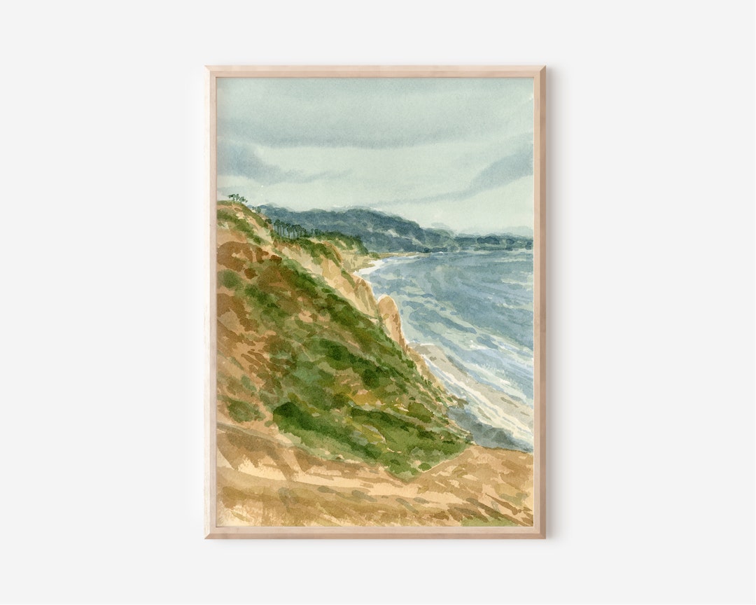 Blacks Beach Print La Jolla Seascape Artwork San Diego Coastal