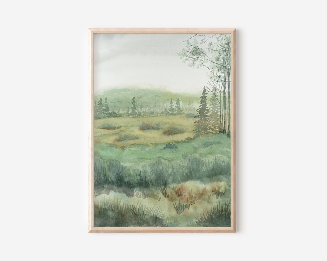 Alberta Print, Landscape Print, Meadow Print, Prairie Print, Alberta ...
