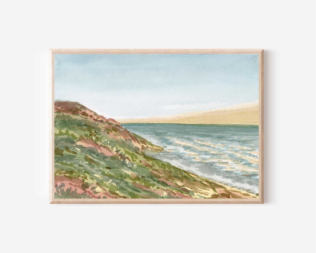 Tamarack Beach View Art Print, Carlsbad Coastal Wall Art, California ...