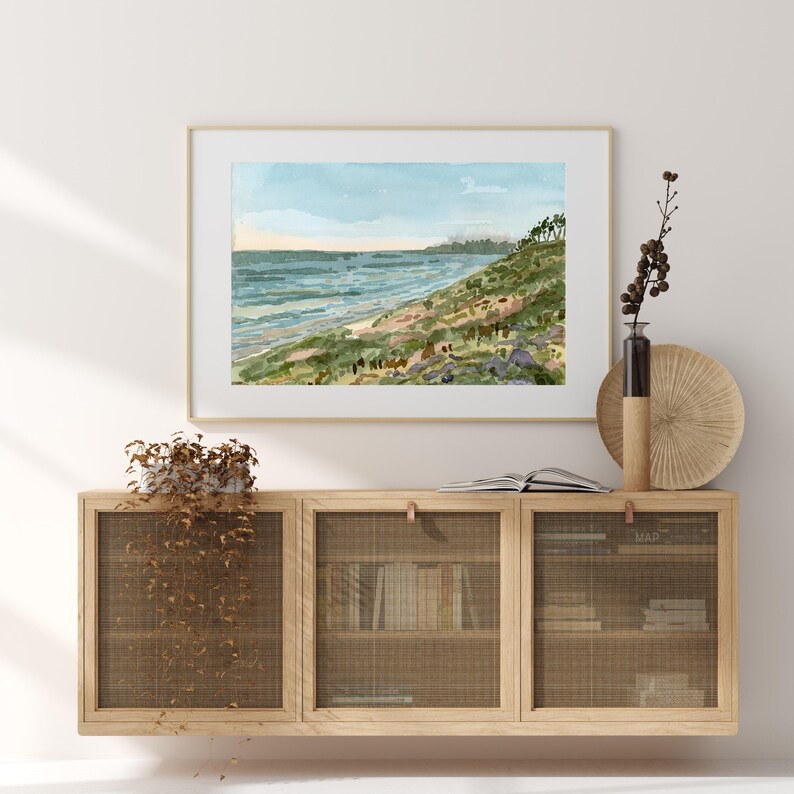Tamarack Beach Lookout Art Print, Carlsbad Coastal Wall Art, California ...