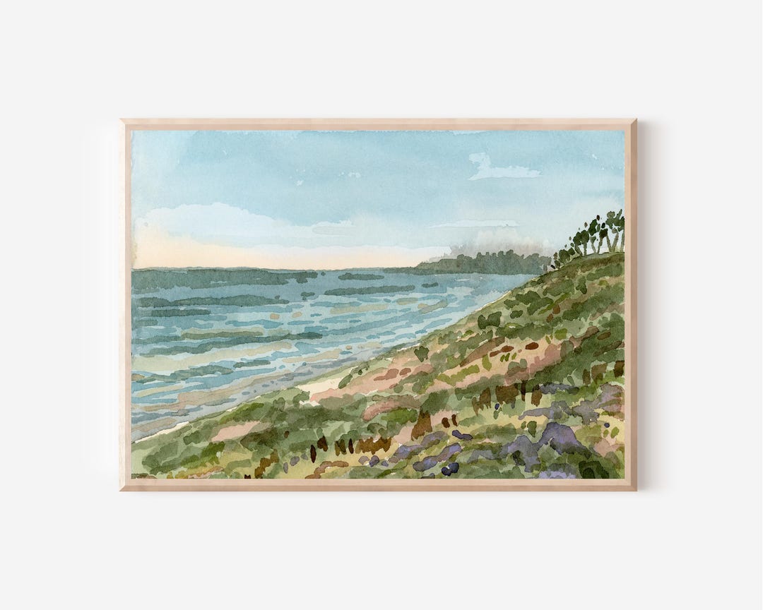 Tamarack Beach Lookout Art Print, Carlsbad Coastal Wall Art, California ...