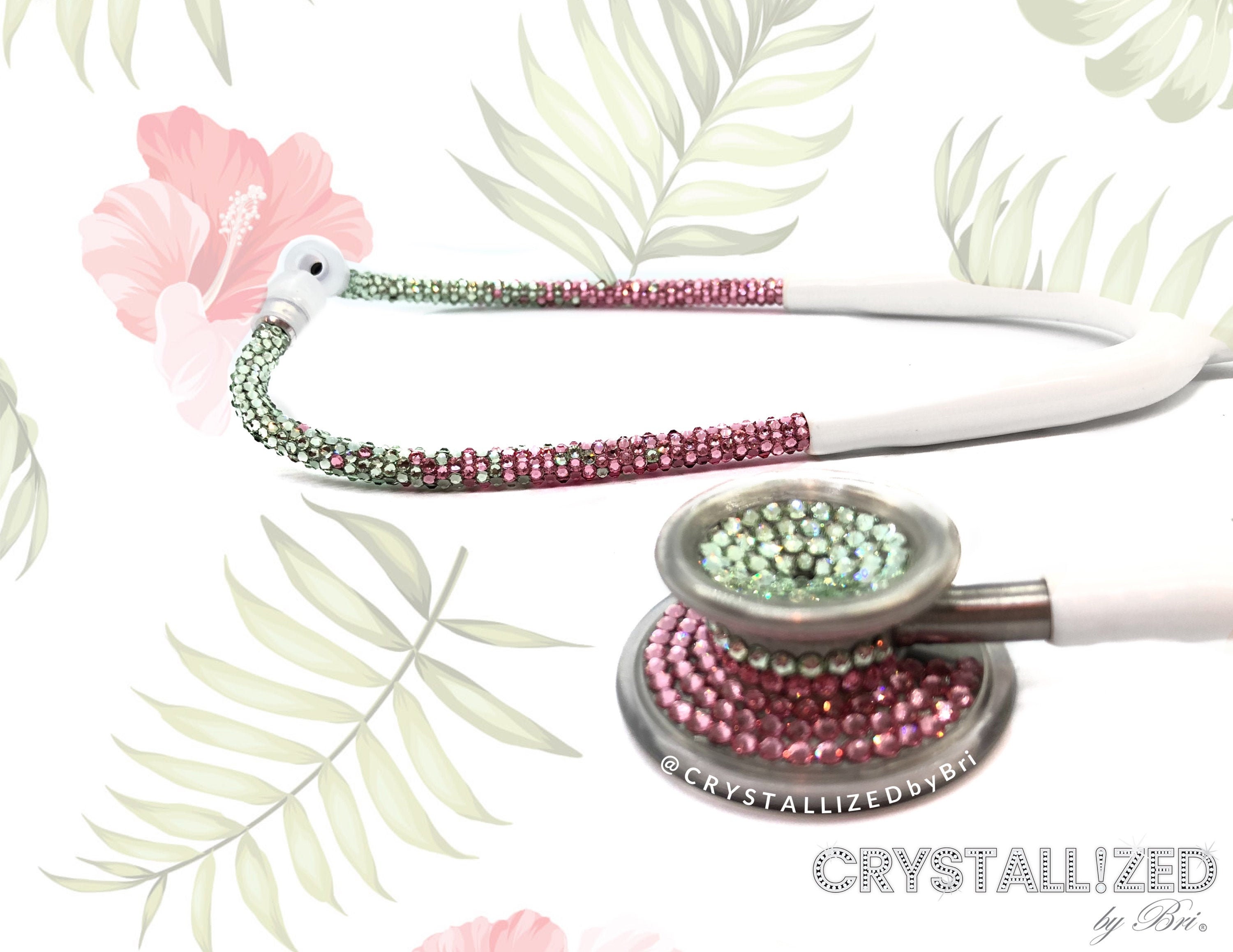 Austrian Crystal MD One Stethoscope PRINTS Any Color Bling Custom ...