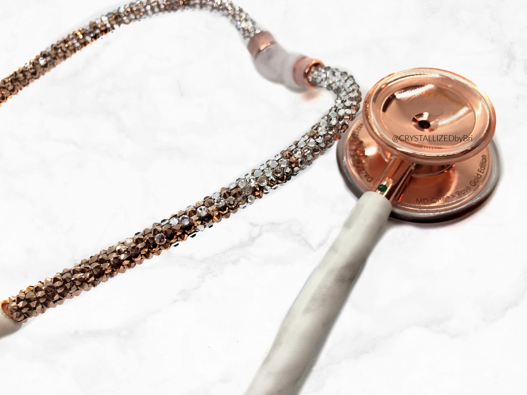 Austrian Crystal Ombre Bling MD One Stethoscope PRINTS Custom Medical ...