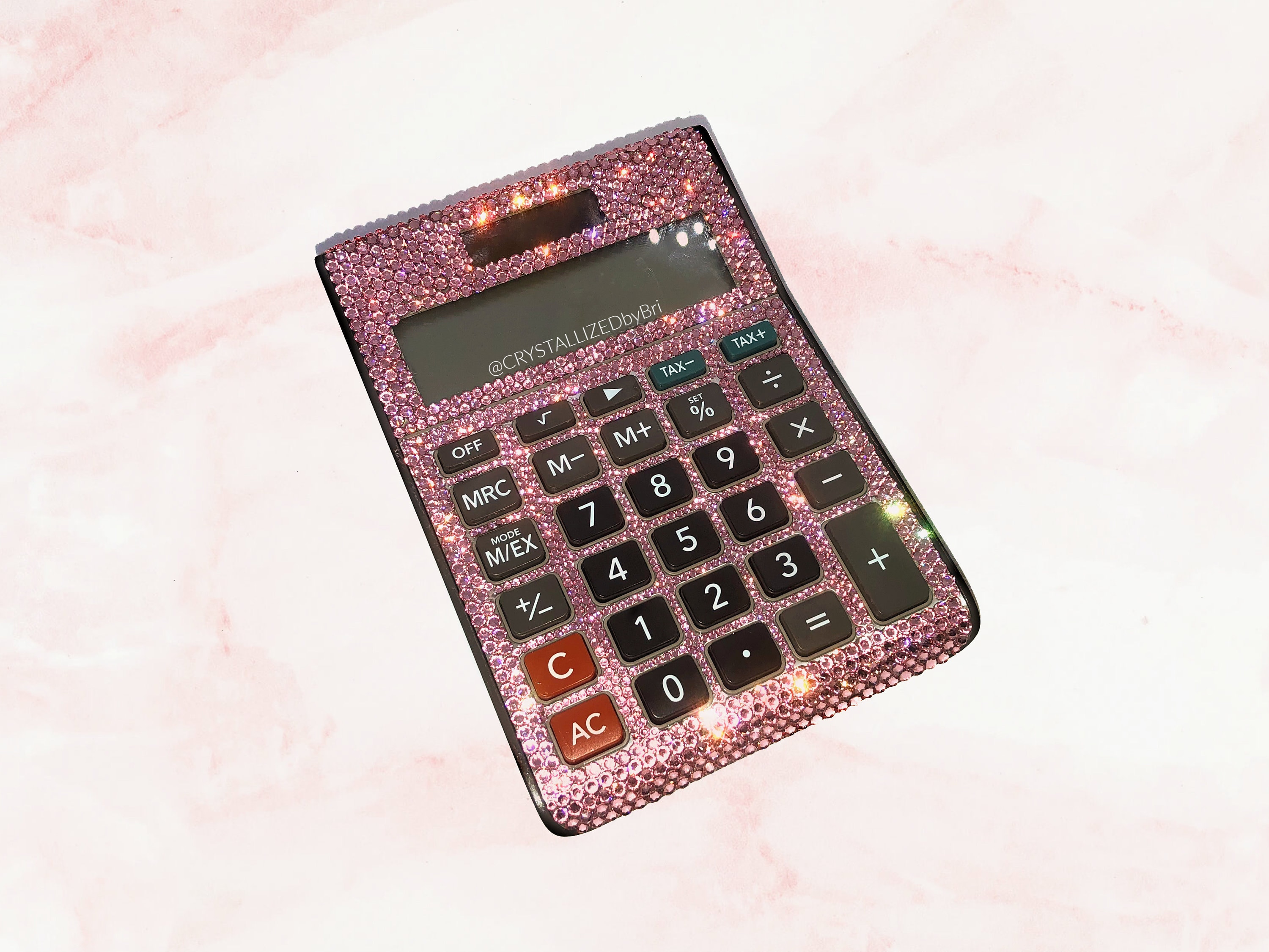 Austrian Crystal Custom Crystallized Calculator Bling Desktop Office ...