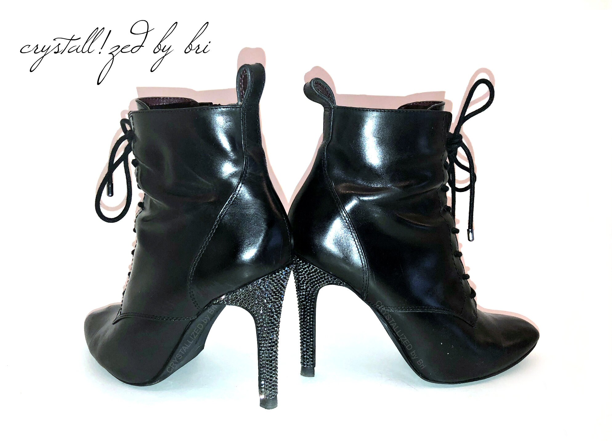 Austrian Crystal Just the Heels in Bling Custom Wedding Bling Prom ...