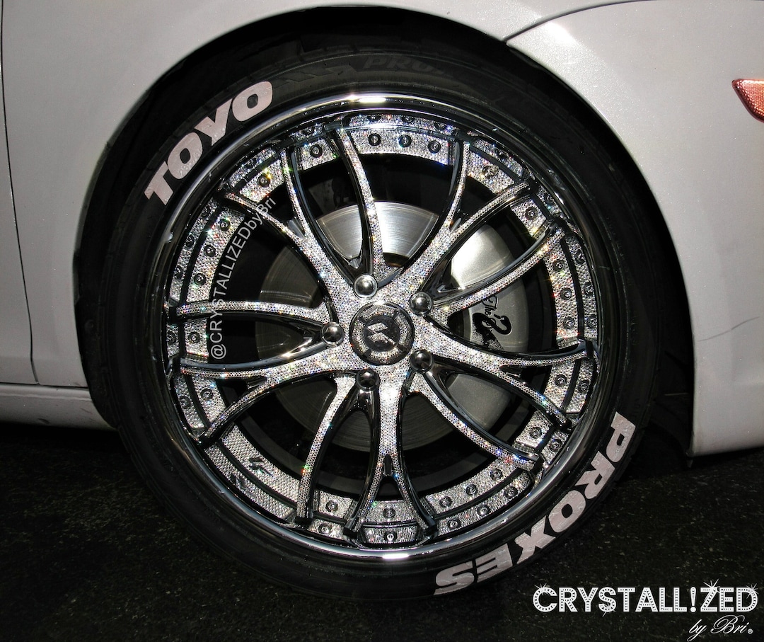 Austrian Crystal Custom Wheels Bling Crystallized Car Bling Bedazzled ...