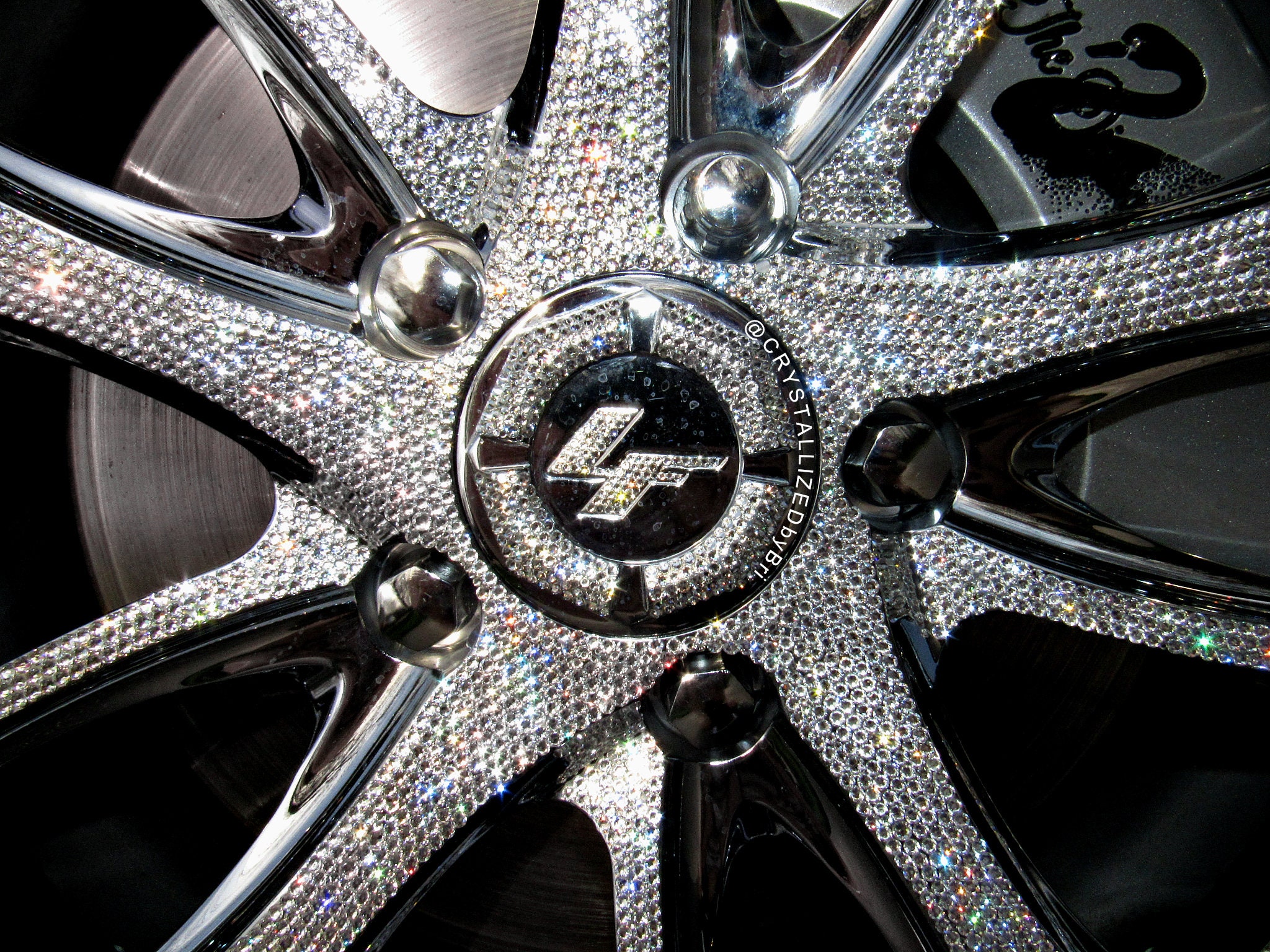 Austrian Crystal Custom Wheels Bling Crystallized Car Bling - Etsy.de