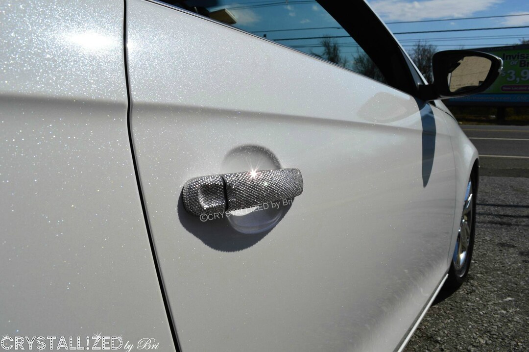 Austrian Crystal Custom Car Door Handles Bling Crystallized Caps Covers ...