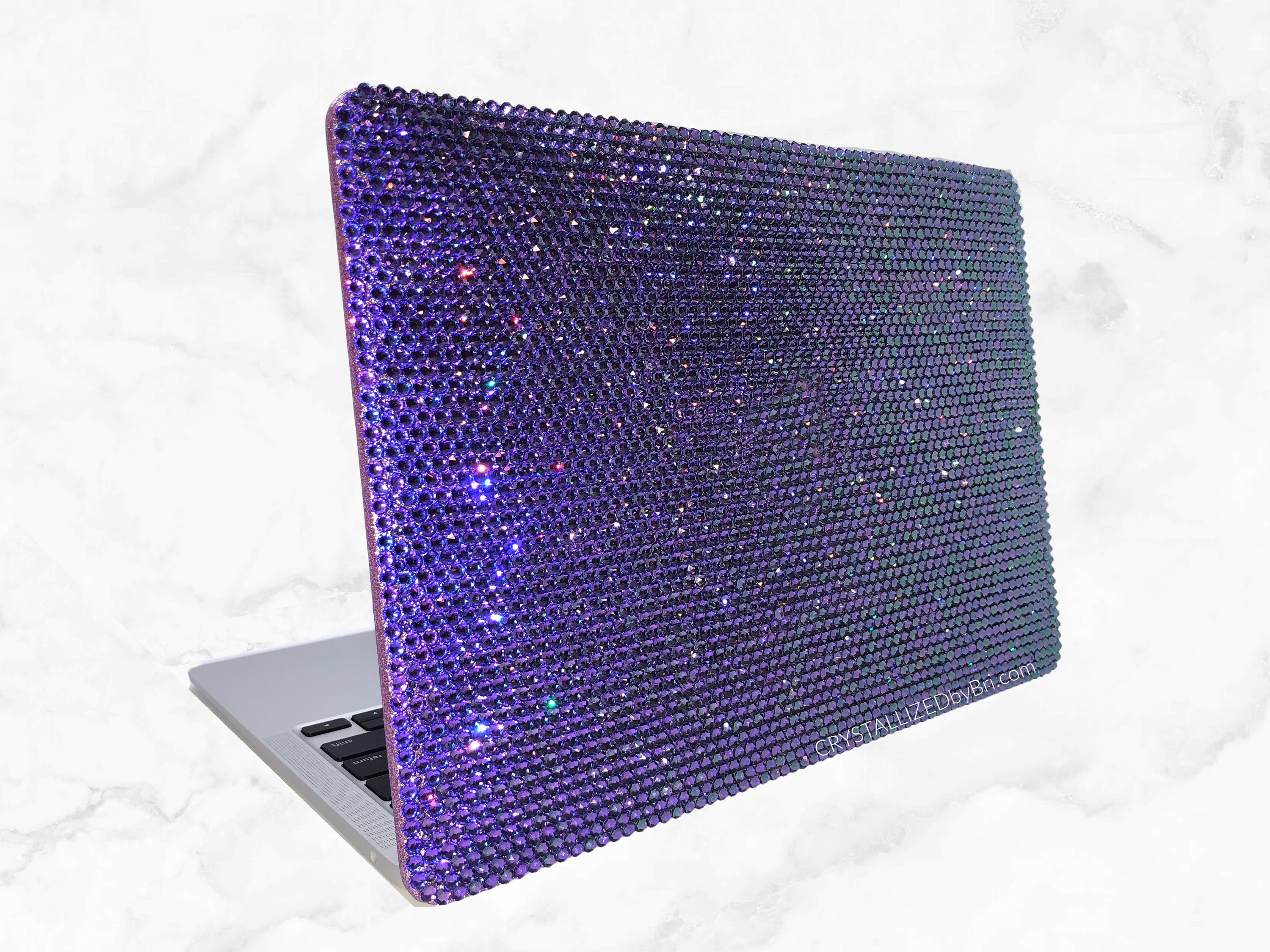 Austrian Crystal 12 MacBook Case Bling Laptop Ombre - Etsy