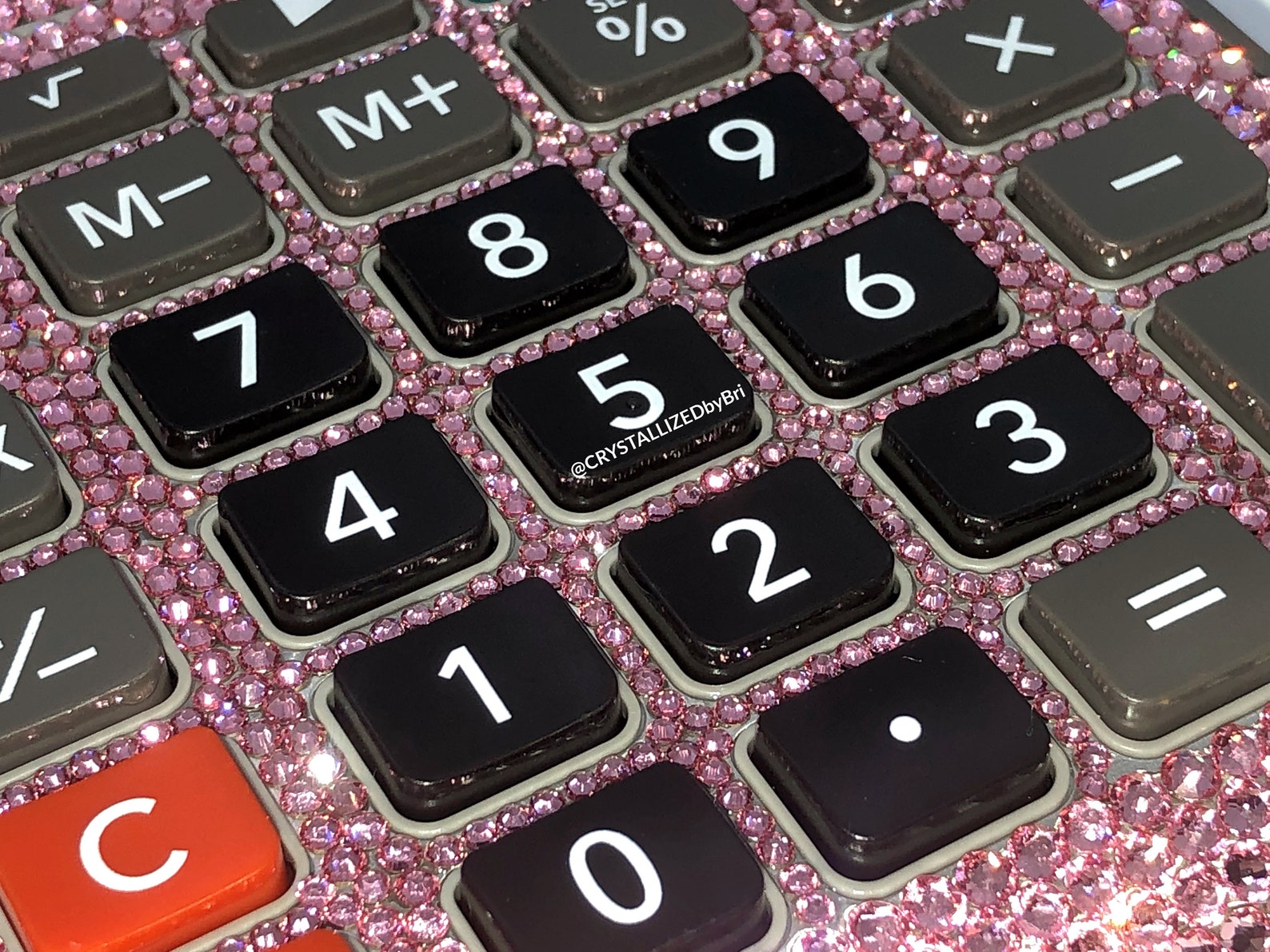 Austrian Crystal Custom Crystallized Calculator Bling Desktop Office ...