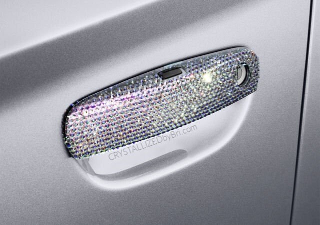 Austrian Crystal Custom Car Door Handles Bling Crystallized Caps Covers ...