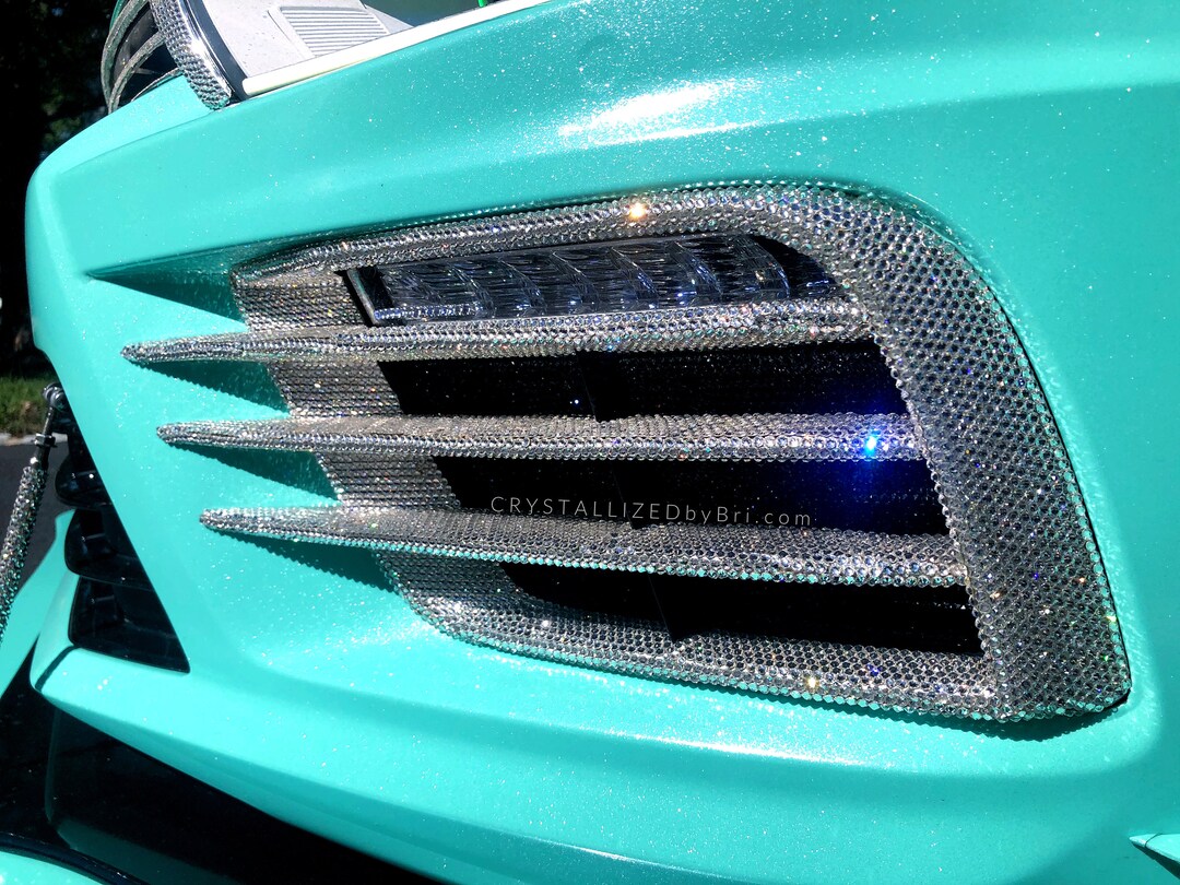 Austrian Crystal Custom Car Grille Bling Bedazzled Auto Accessories ...