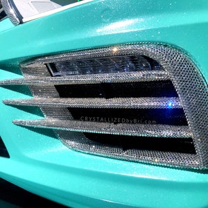 Austrian Crystal Custom Car Grille Bling Bedazzled Auto Accessories ...