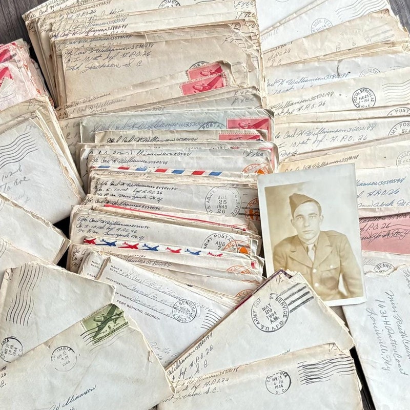 Wwii Letters Lot - Etsy