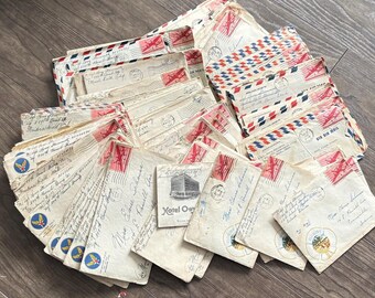 WW2 Love/personal Letters. Vintage Personal Handwritten/typed Documents ...