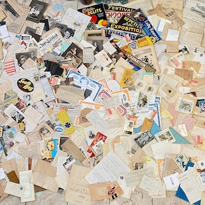 Mixed Ephemera Lots! Letterheads-vintage Paper Ephemera/scrapbooking ...