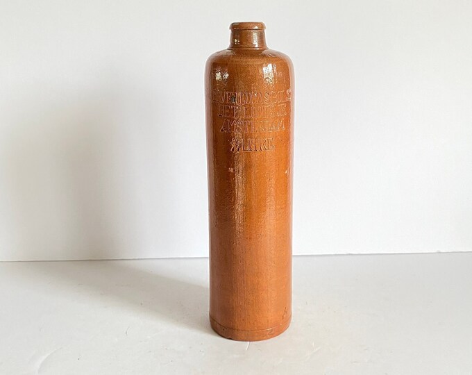 Antique Stoneware Bottle Jug Amsterdam (lot of 1) Large Ceramic Pottery ...