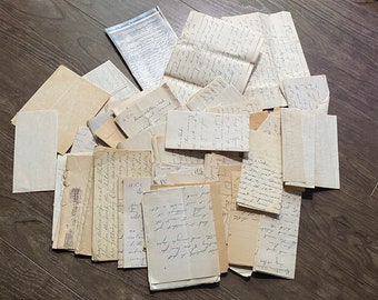 Ww2/post War Letters-personal Handwritten Documents. Stamped Envelopes ...