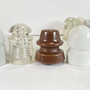 SET OF 12 Antique Railway/electrical Insulators. CPR Stamped. Canadian ...