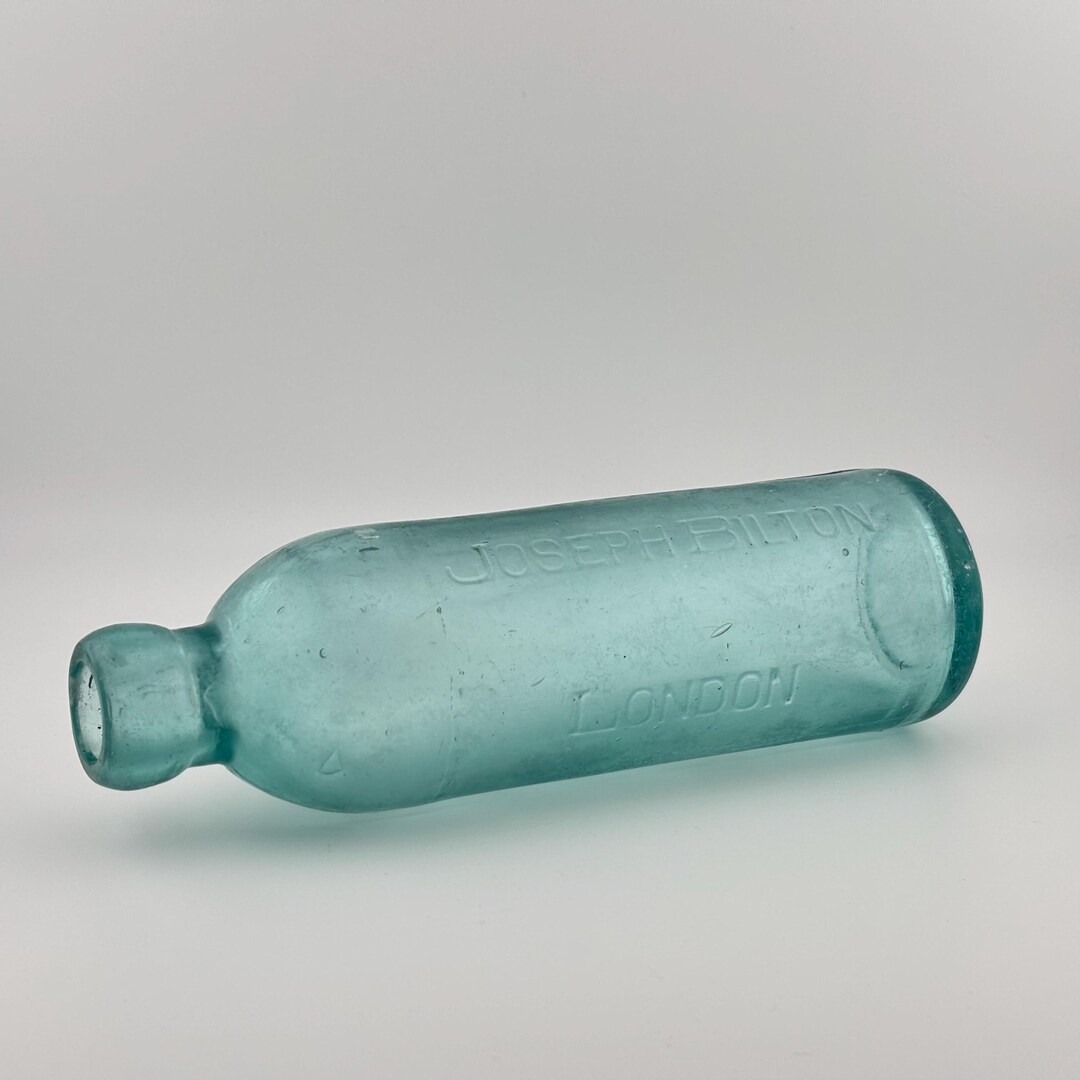 Antique Soda Bottle. Hutchinson Style Late 1800s. Aqua/ Joseph Bilton ...