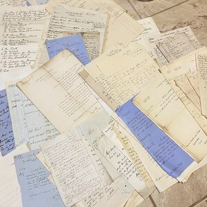 HANDWRITTEN) Antique/vintage Documents- (1860s-1940s) Letters ...