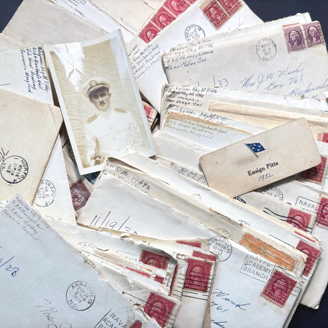 Naval Academy! 1920’s/30’s Letters to Mother. Antique/vintage ...