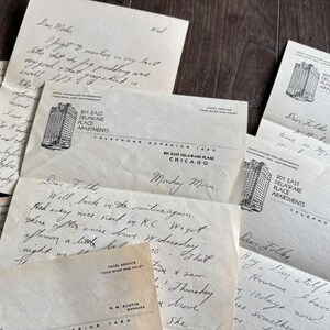 1930s Letter Lot. Antique/vintage Personal Handwritten Documents ...