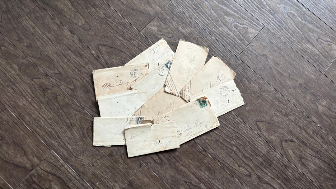 1800’s Short Letters- Antique Personal Handwritten Documents. Vintage ...