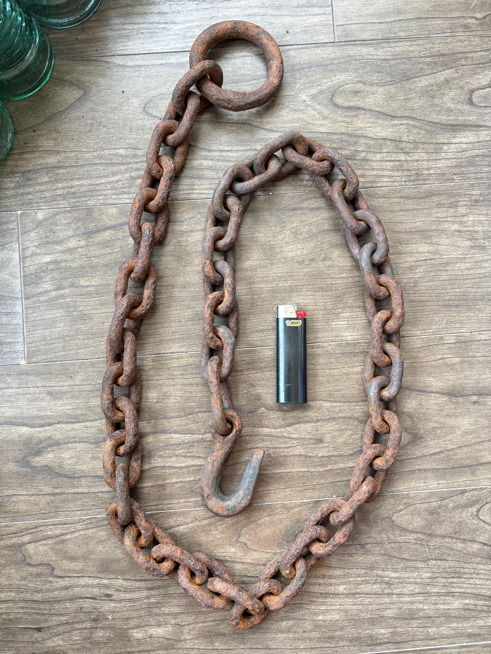 Antique Hand Forged Chain. Blacksmith Logging Camp Relics. Early 1900’s ...