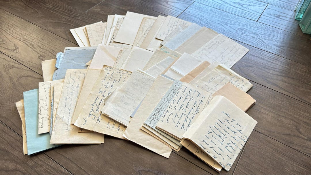 Vintage Handwritten Letters. Personal Handwritten/typed Documents ...