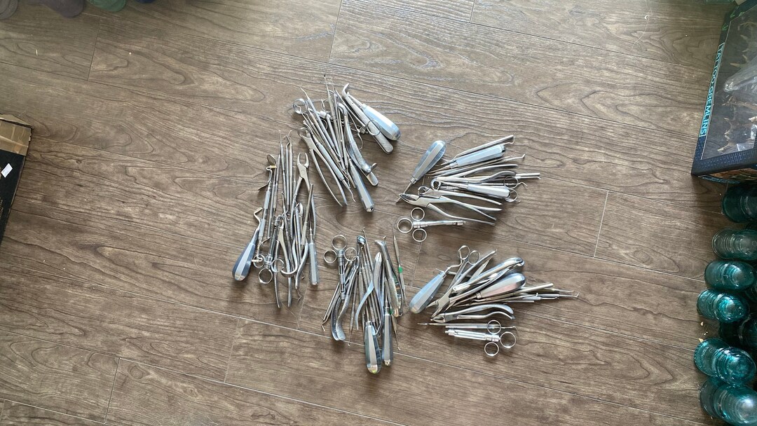 Vintage Dental Tools. Hygienic Oddites, Scrapers. Teeth Extraction ...