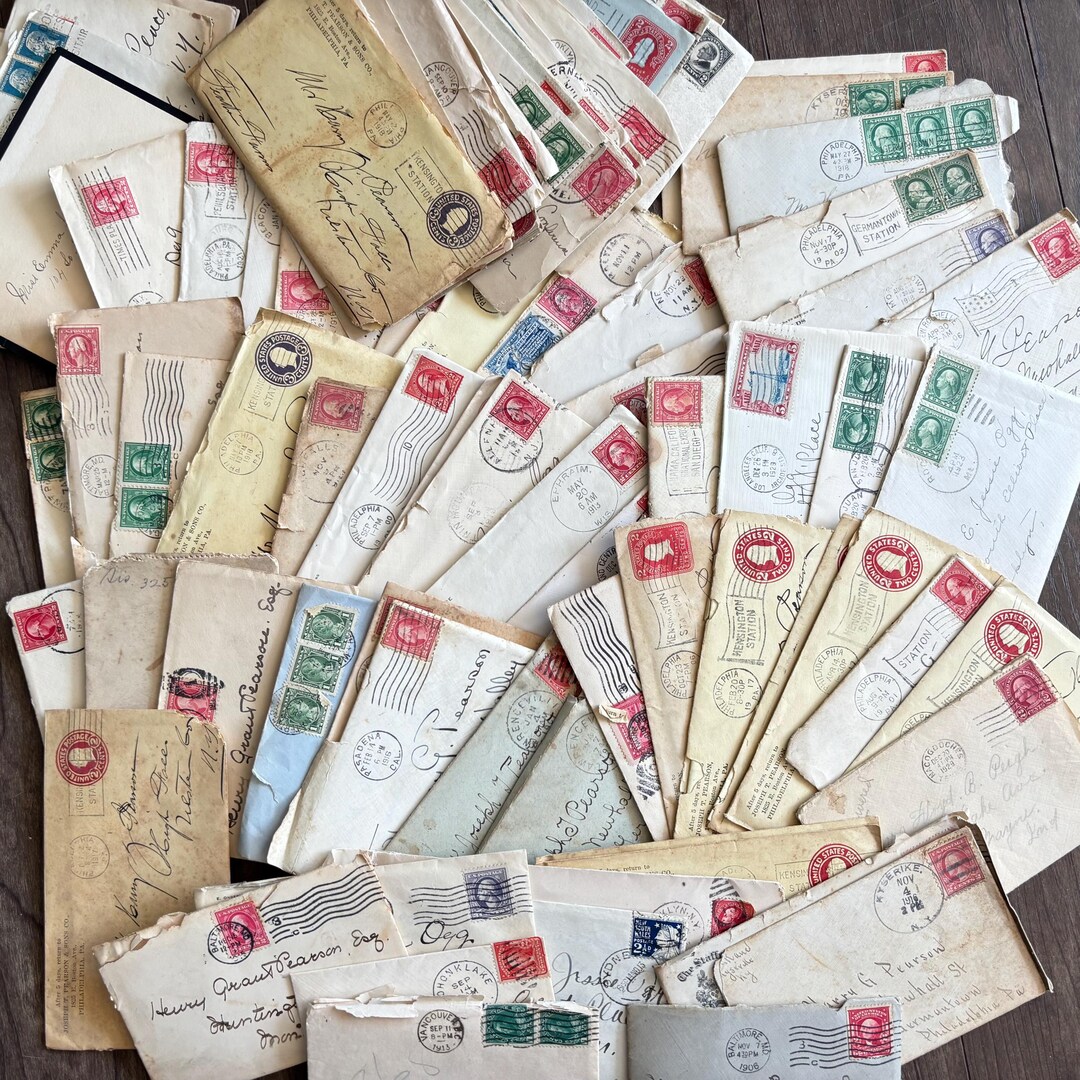 1900s-1920’s Family Letters- Antique/vintage Personal Handwritten ...