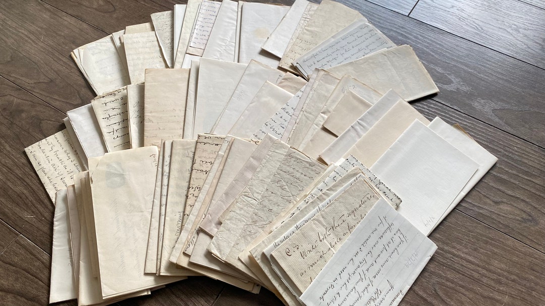 LOVE LETTERS. 1870s-1900s Aikenhead Family. Vintage Personal ...