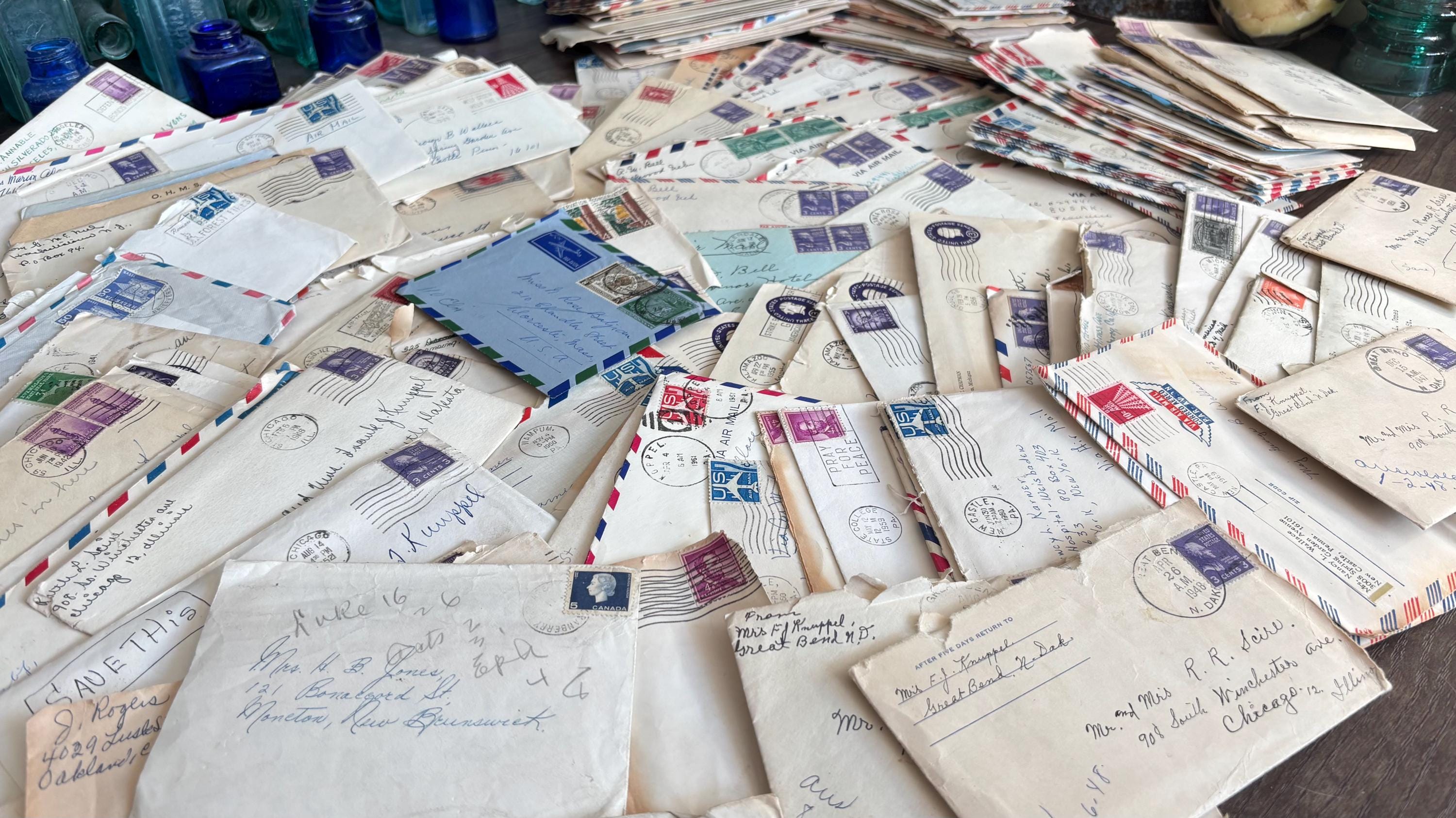 Vintage Letters- 1940s-1960s Personal Handwritten/typed Documents ...
