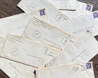WW2 Love/personal Letters. Vintage Personal Handwritten/typed Documents ...