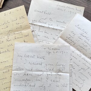 Vintage 1920’s Personal Letters. Sweethearts. Semi Lovey -handwritten ...