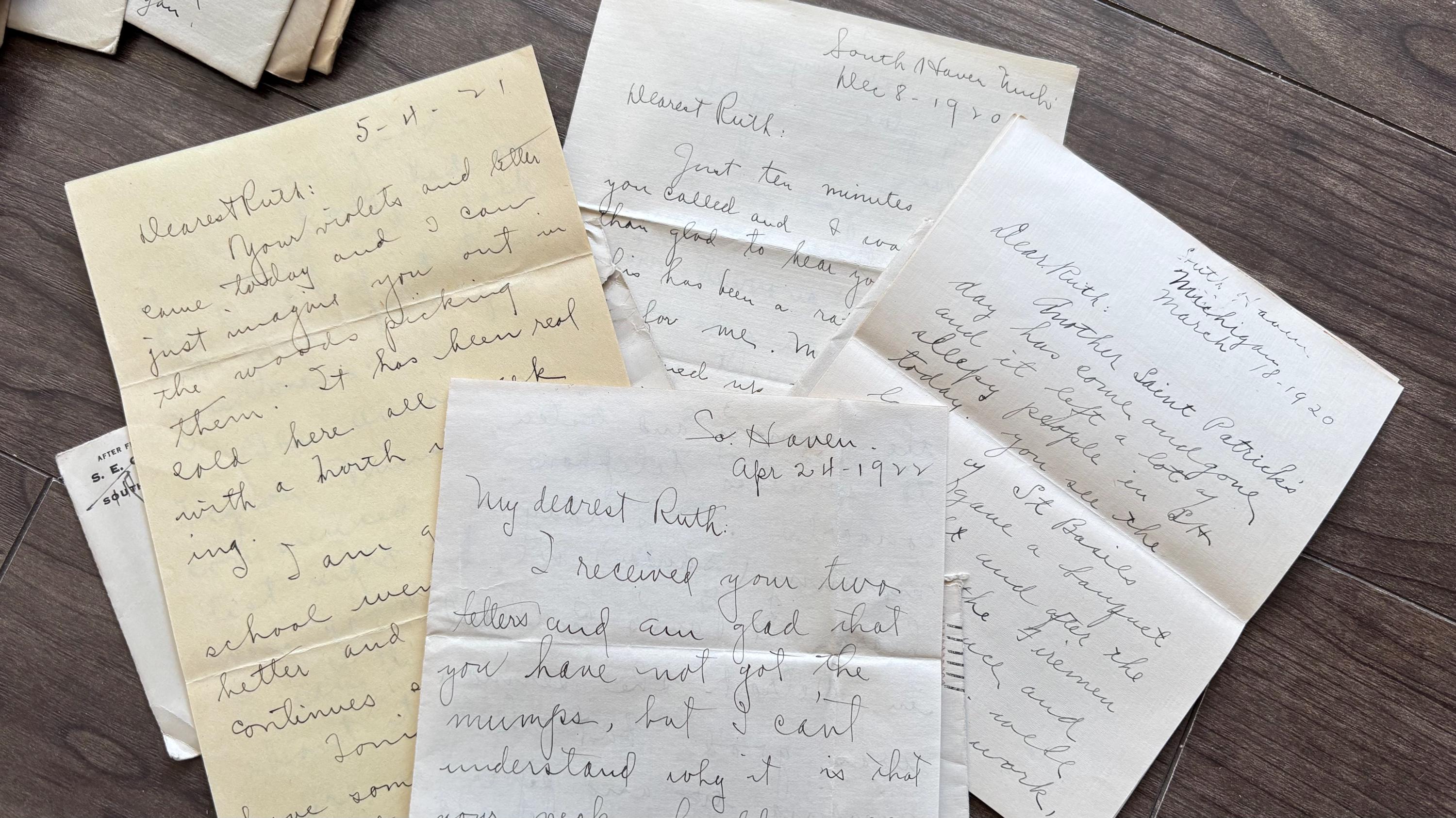 Vintage 1920’s Personal Letters. Sweethearts. Semi Lovey -handwritten ...
