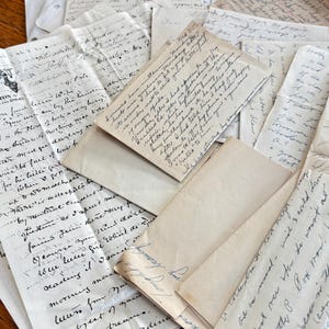 Loose Handwritten Letter Pages. Antique/vintage Personal Handwritten ...