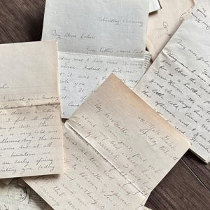 1900-1910s Letters. Antique Personal Handwritten Documents. Vintage ...