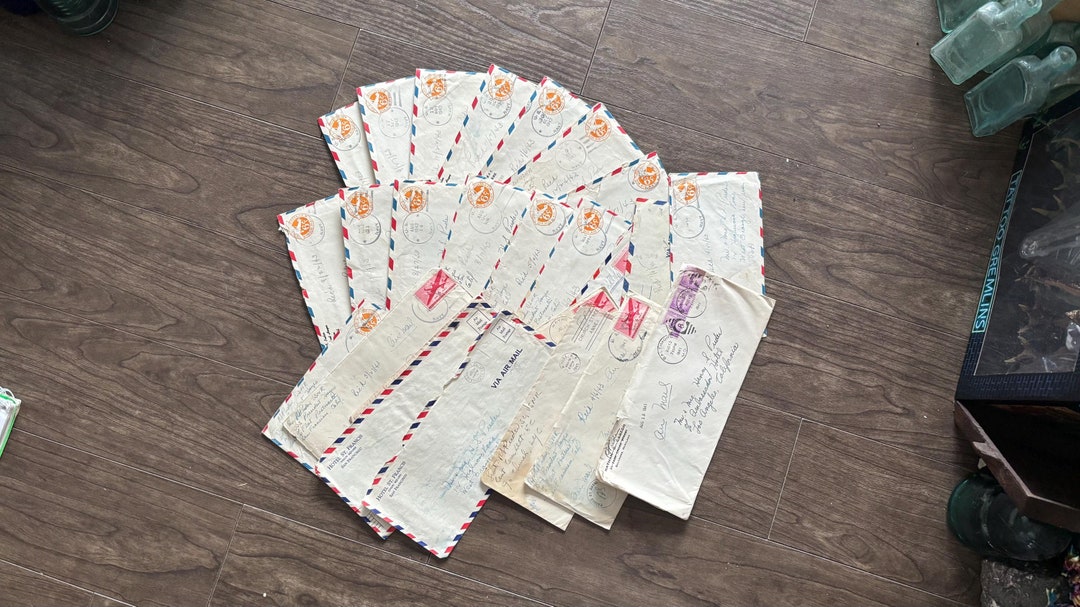 Ww2 Letters Soldier to Parents. Antique/vintage Personal Handwritten ...