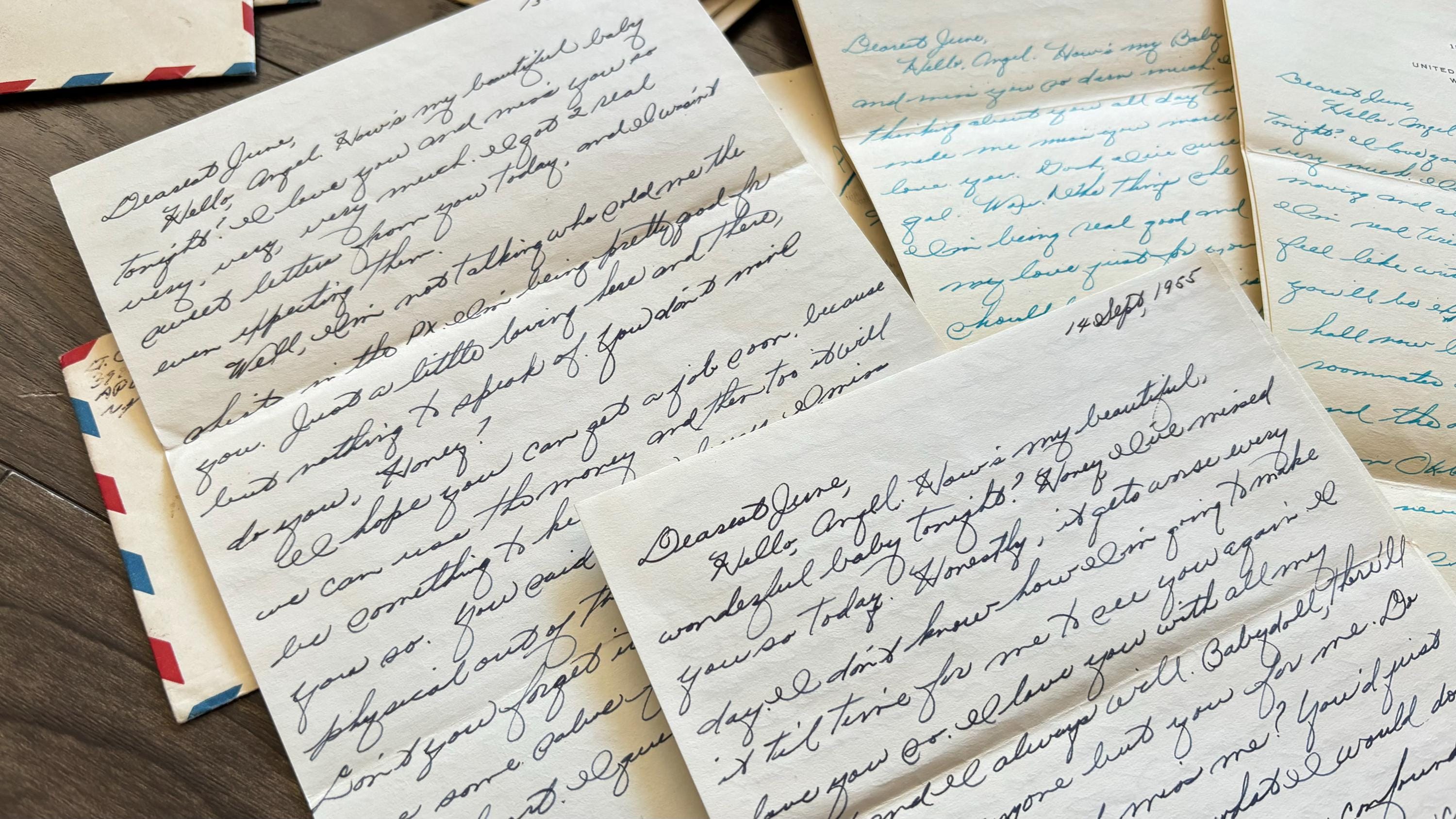 Love/personal Letters. 1950s- Antique/vintage Handwritten Documents ...