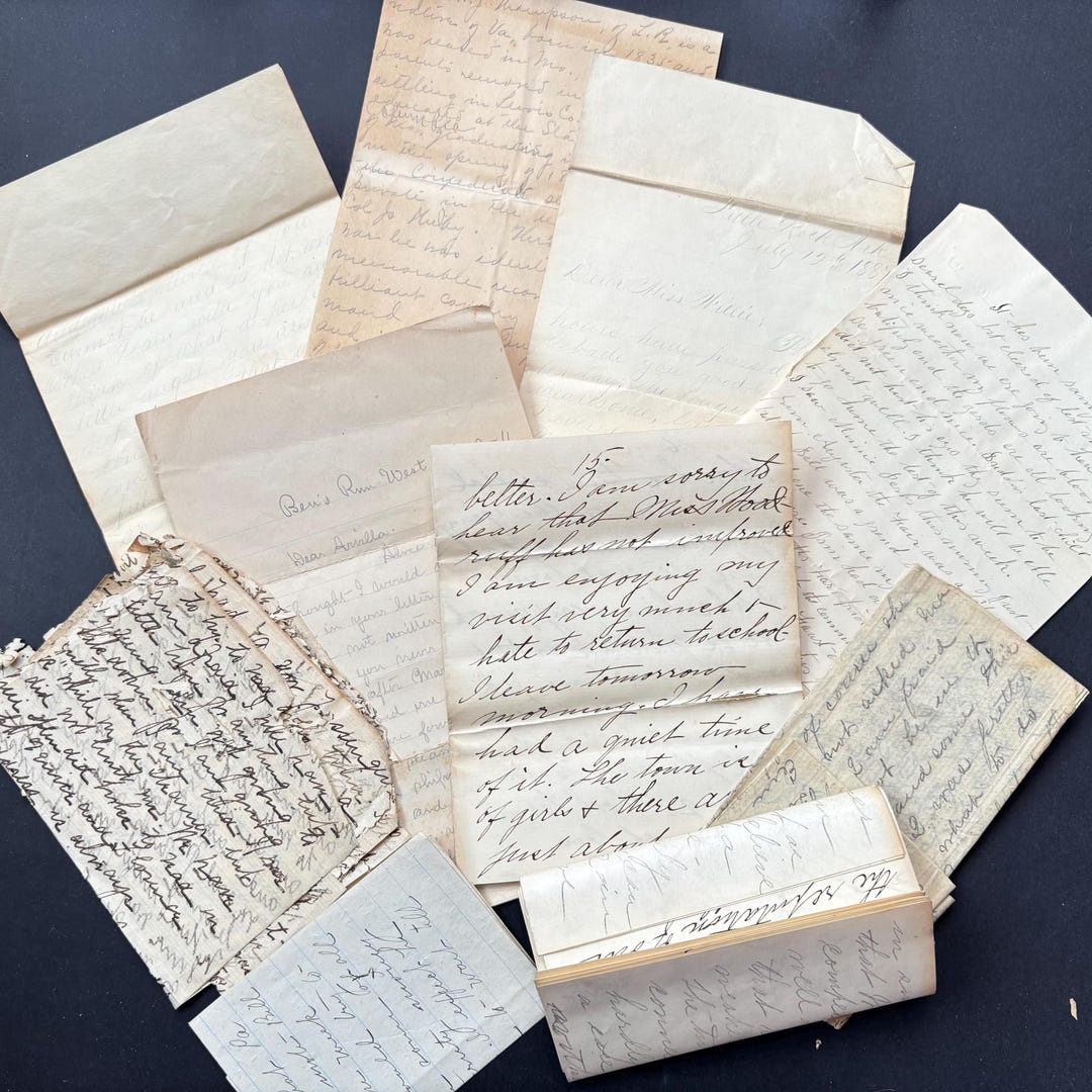 Antique Letter Lot 1800’s+- (incomplete) Antique/vintage Handwritten ...