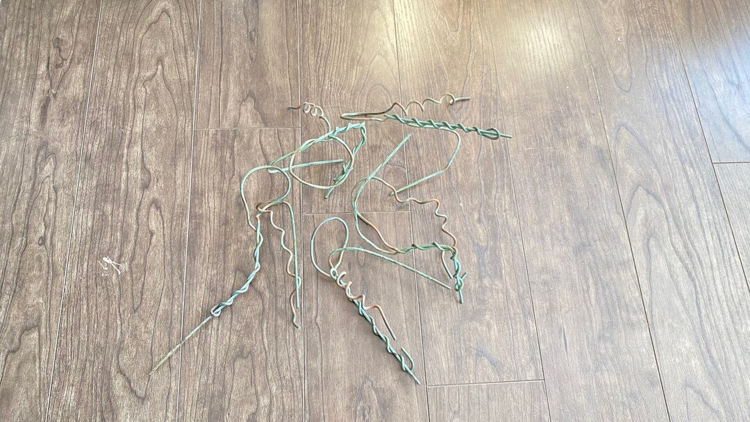 Antique Copper Wire. Naturally Aged. Thick Grade, Green Copper Patina ...