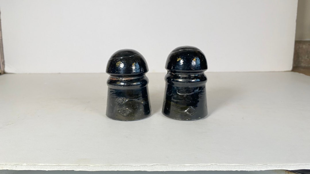 SET OF 2 Antique Telegraph/hydro Phone Line Insulators-railway, Diamond ...