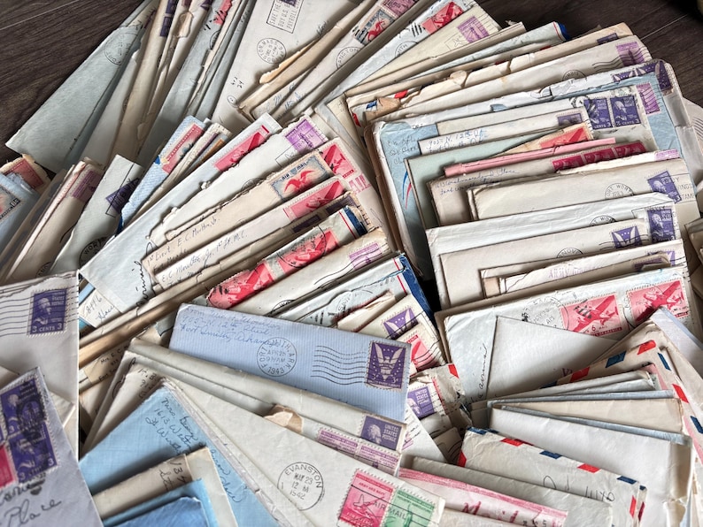 1940s Letters- Antique/vintage Personal Handwritten Documents ...