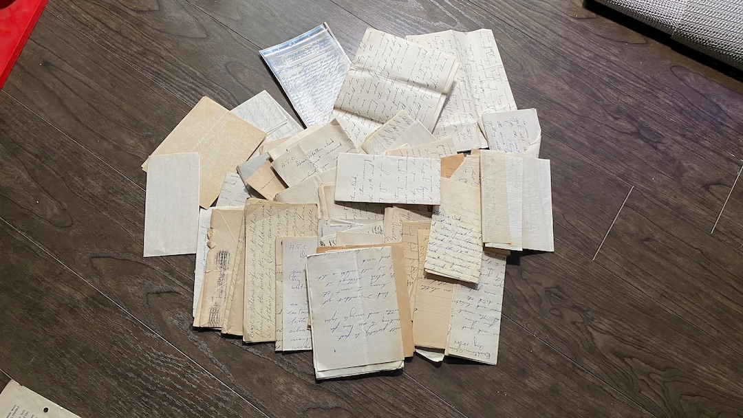 Loose WW2 Letters Personal Handwritten Documents. No Stamped Envelopes ...