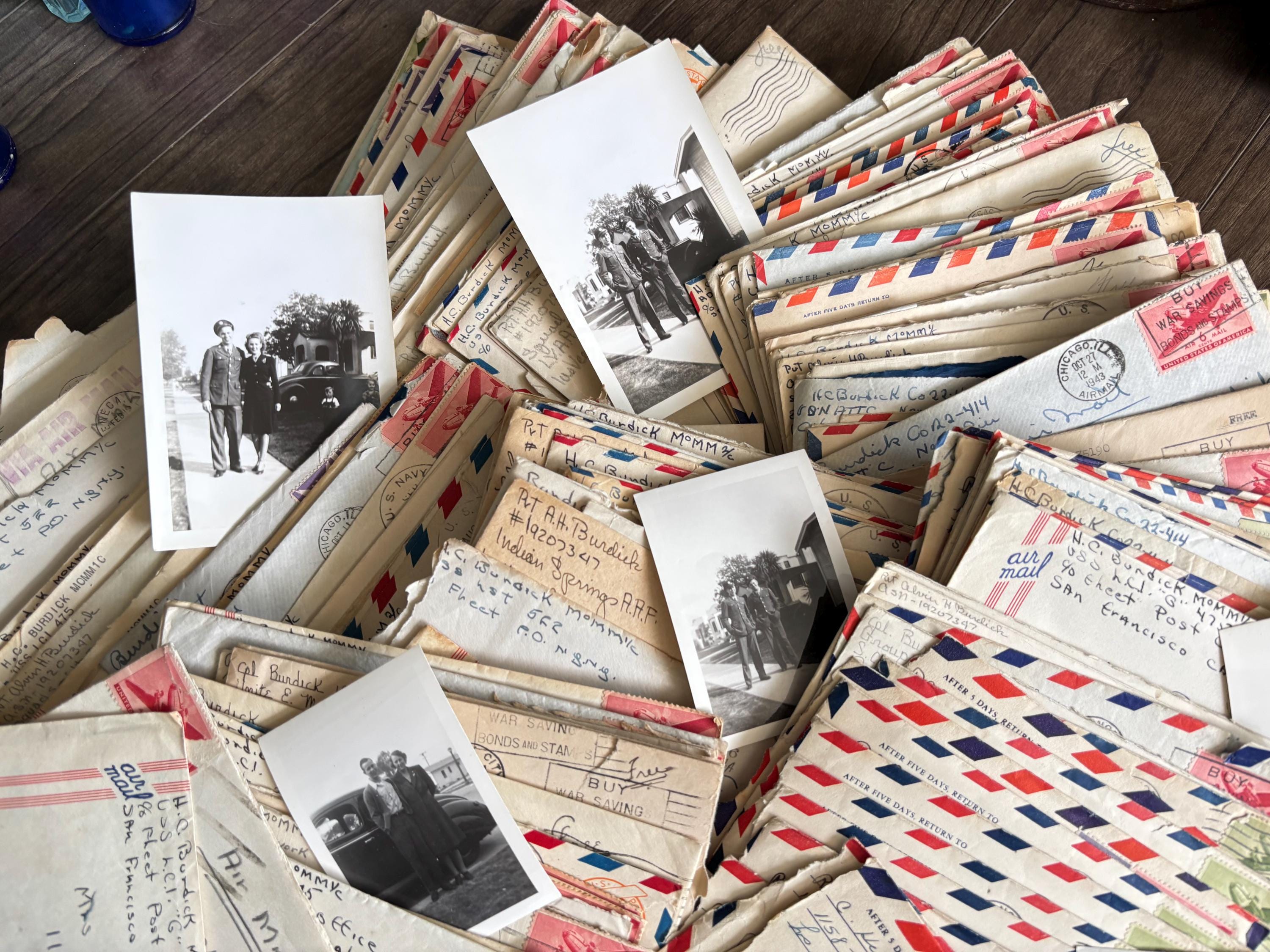 World War 2 Family Letters-1940s Antique/vintage Personal Handwritten ...