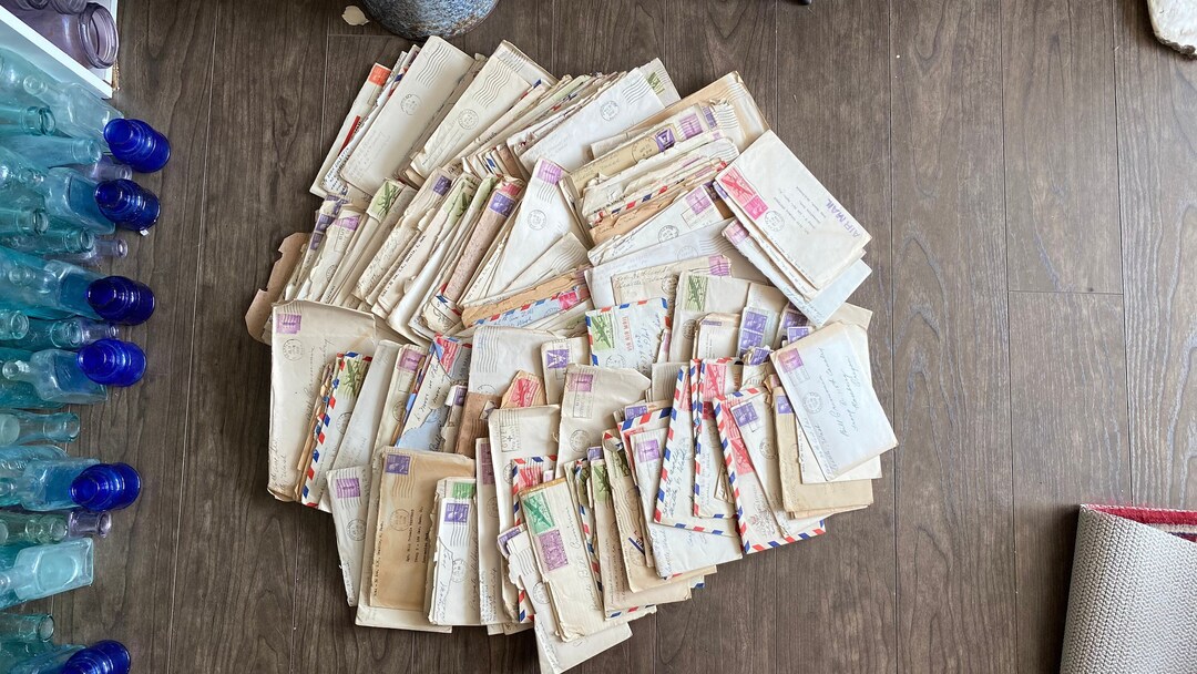WW2 Letters and Personal Handwritten Documents. Stamped Envelopes ...