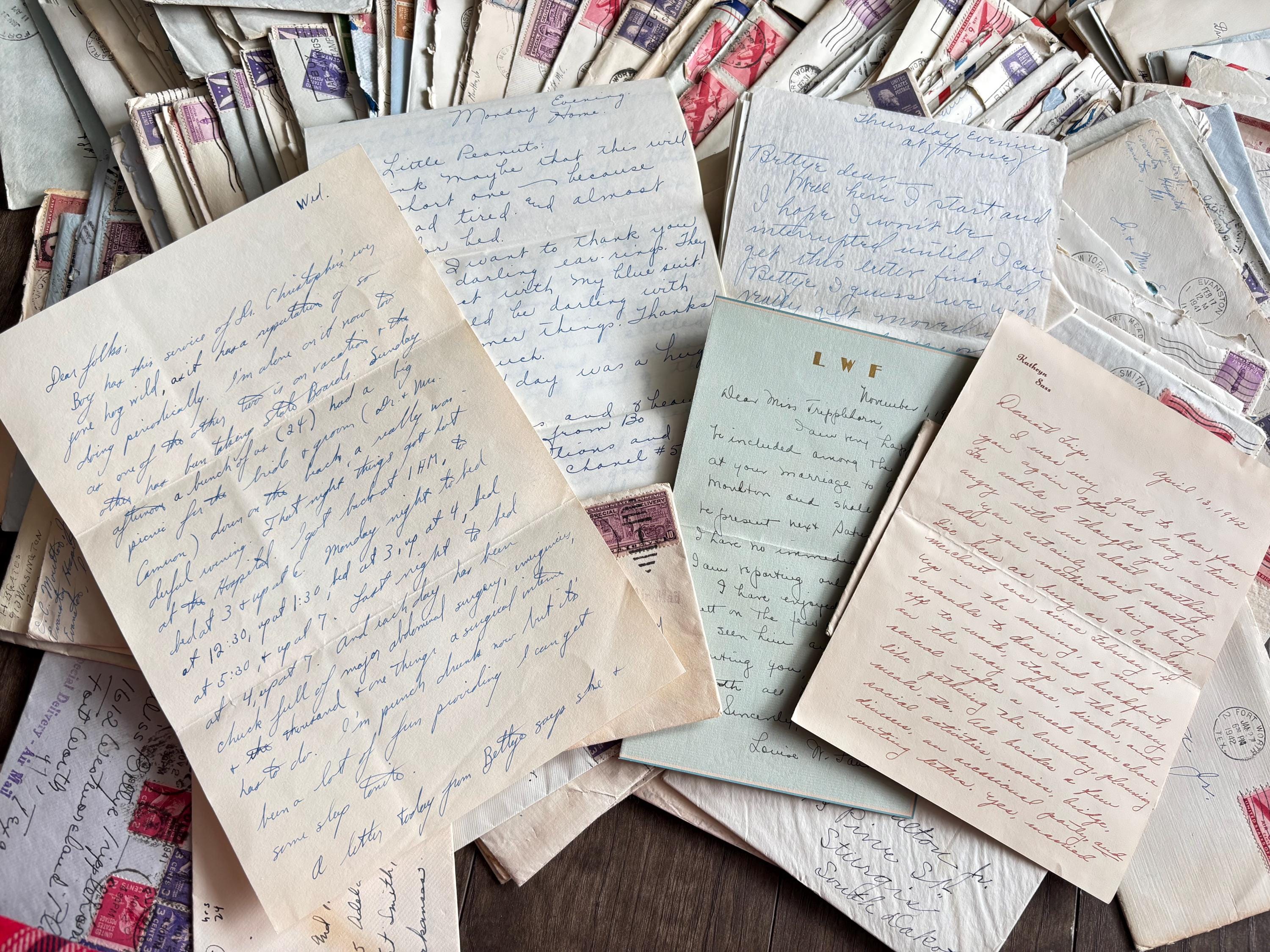 1940s Letters- Antique/vintage Personal Handwritten Documents ...